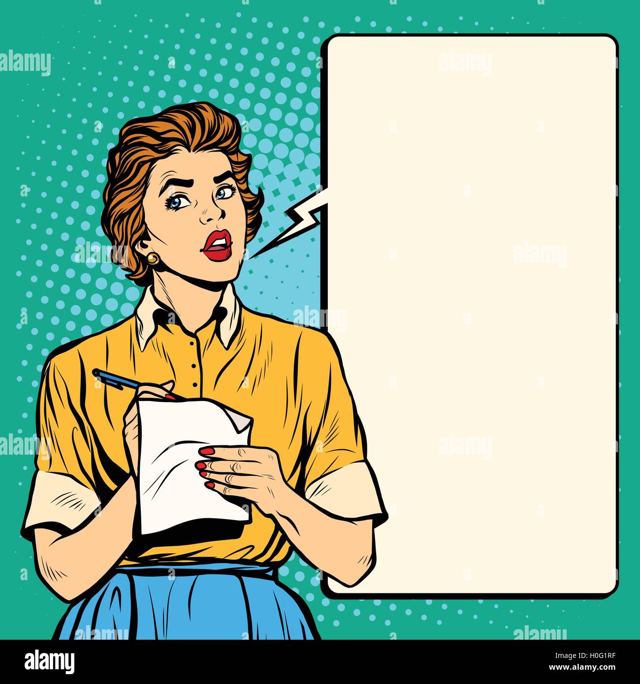 Take order cartoon hi-res stock photography and images - Alamy