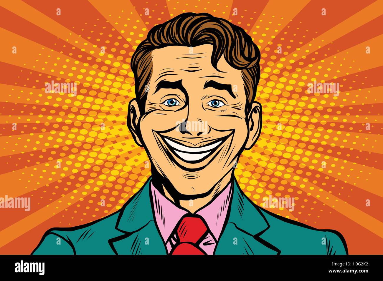 big fake smile Stock Vector Image & Art - Alamy