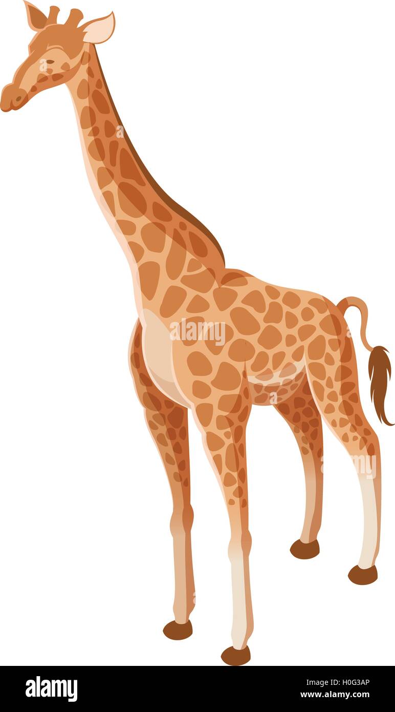 Isometric Giraffe icon Stock Vector Image & Art - Alamy