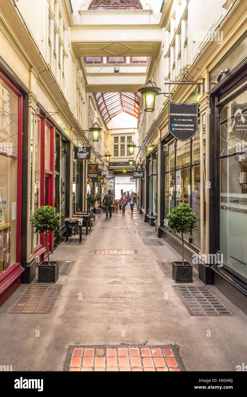 Cardiff arcade hi-res stock photography and images - Alamy