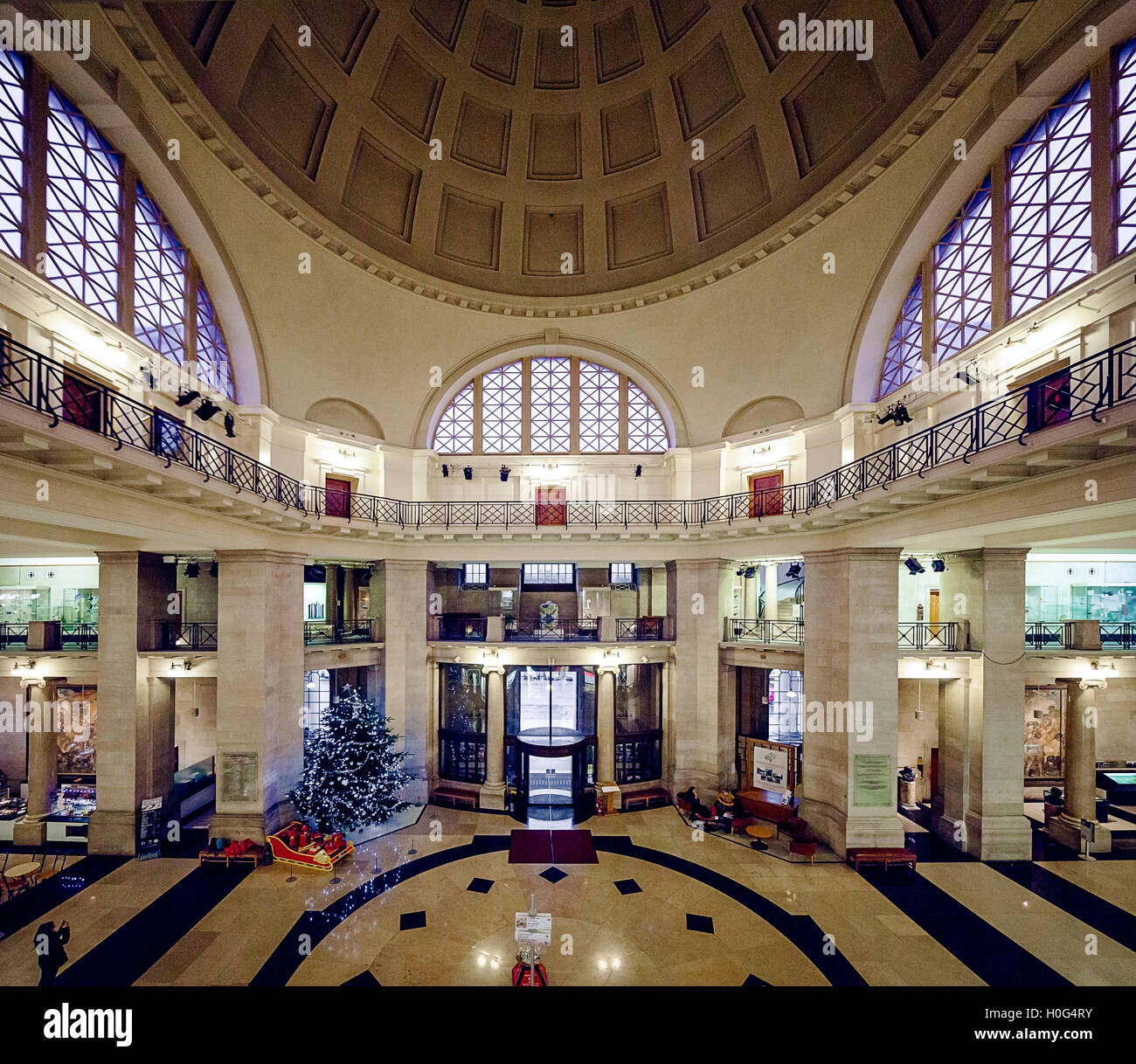 National Museum of Wales, Cardiff, Interior Stock Photo - Alamy