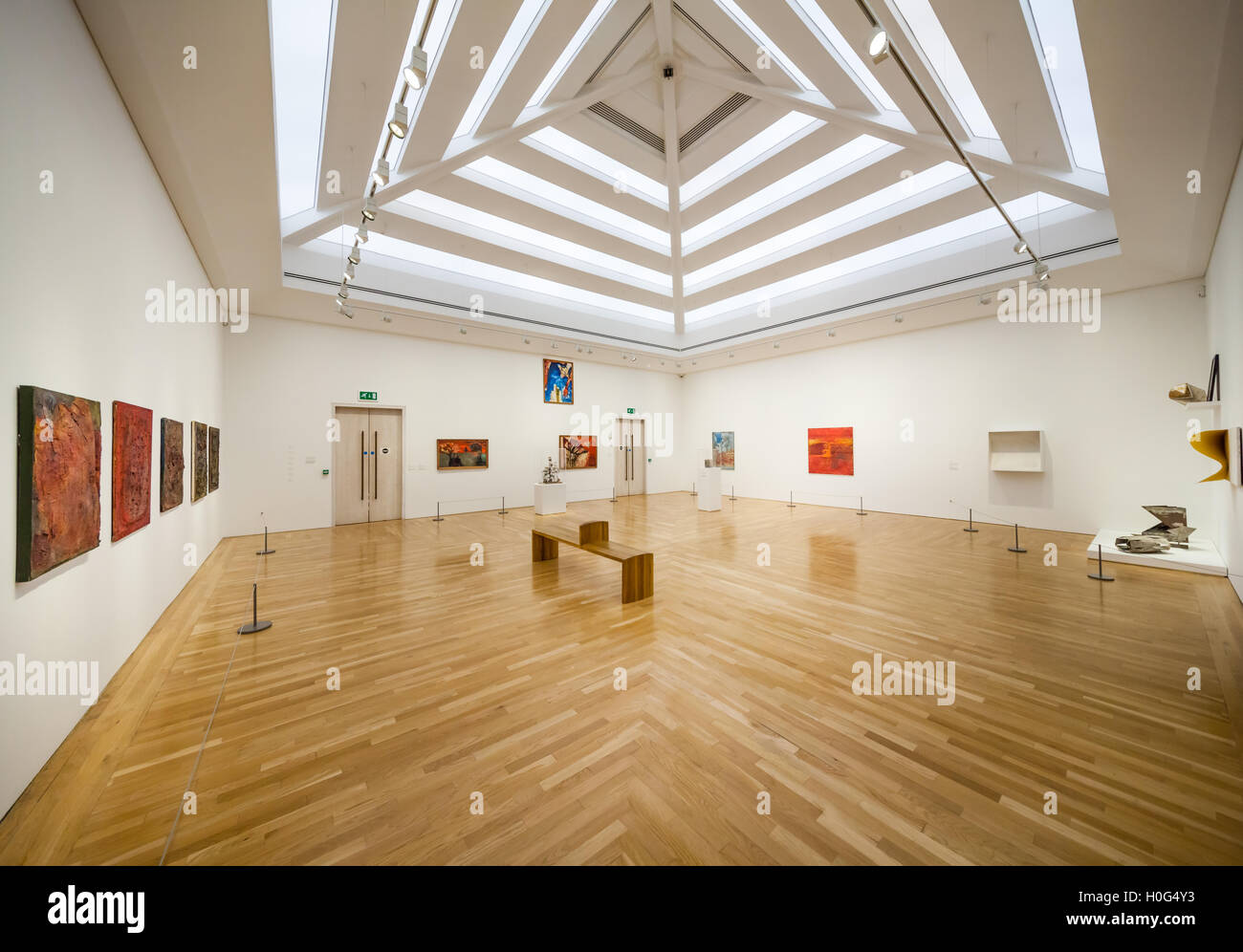 National Museum of Wales, Cardiff, Interior Stock Photo - Alamy