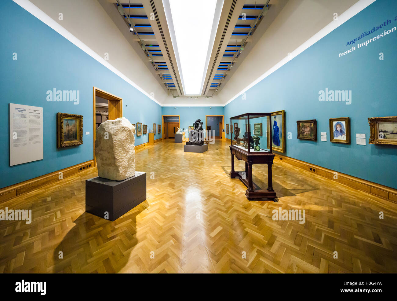 National Museum of Wales, Cardiff, Interior Stock Photo - Alamy