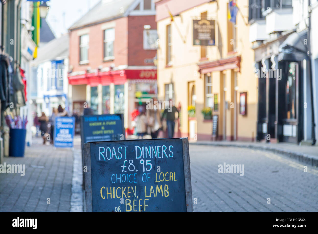 Tenby shopping street hi-res stock photography and images - Alamy