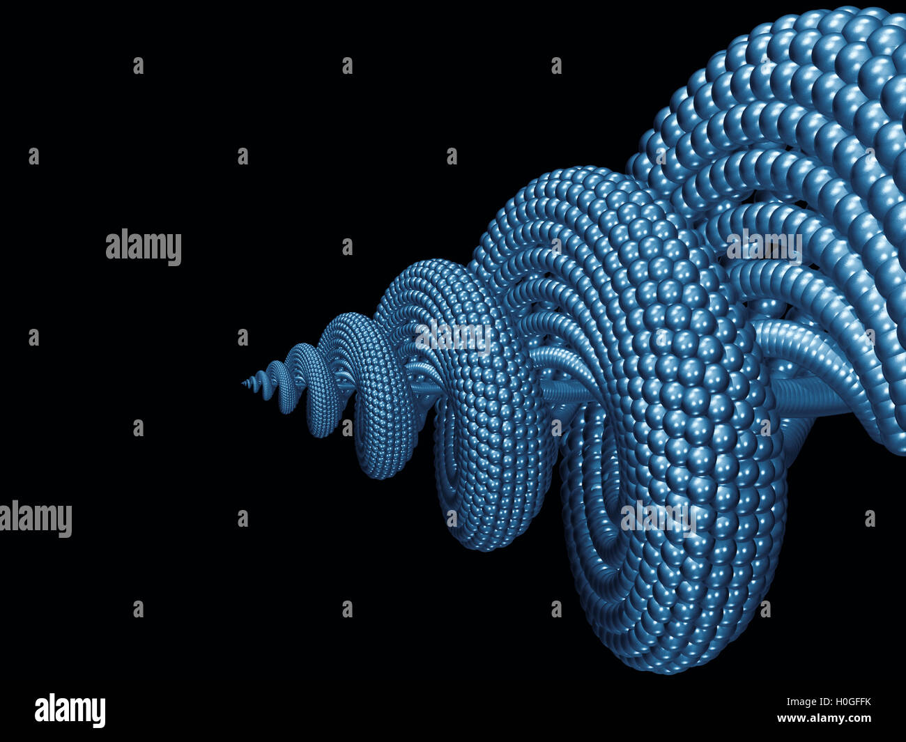 Blue particle hi-res stock photography and images - Alamy