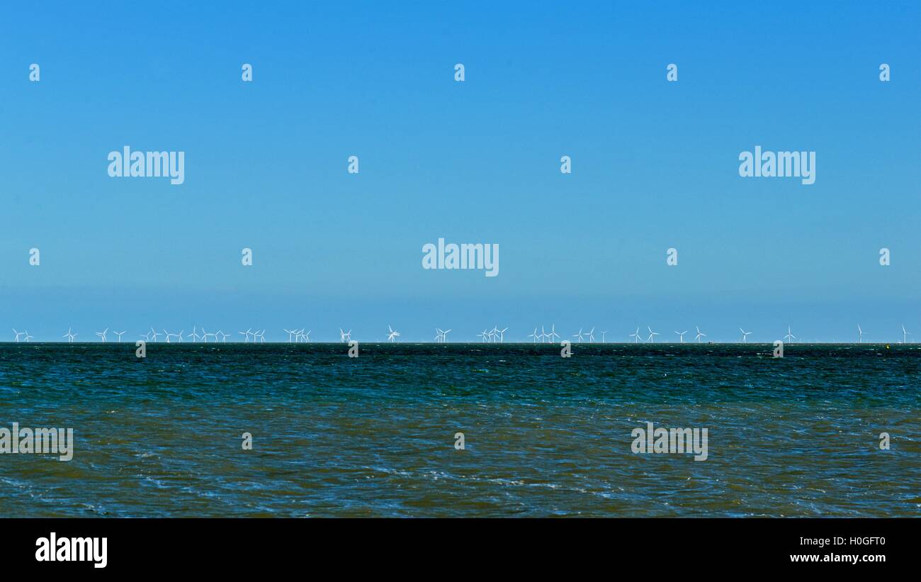 Offshore Wind Farm - Thames Estuary Stock Photo - Alamy