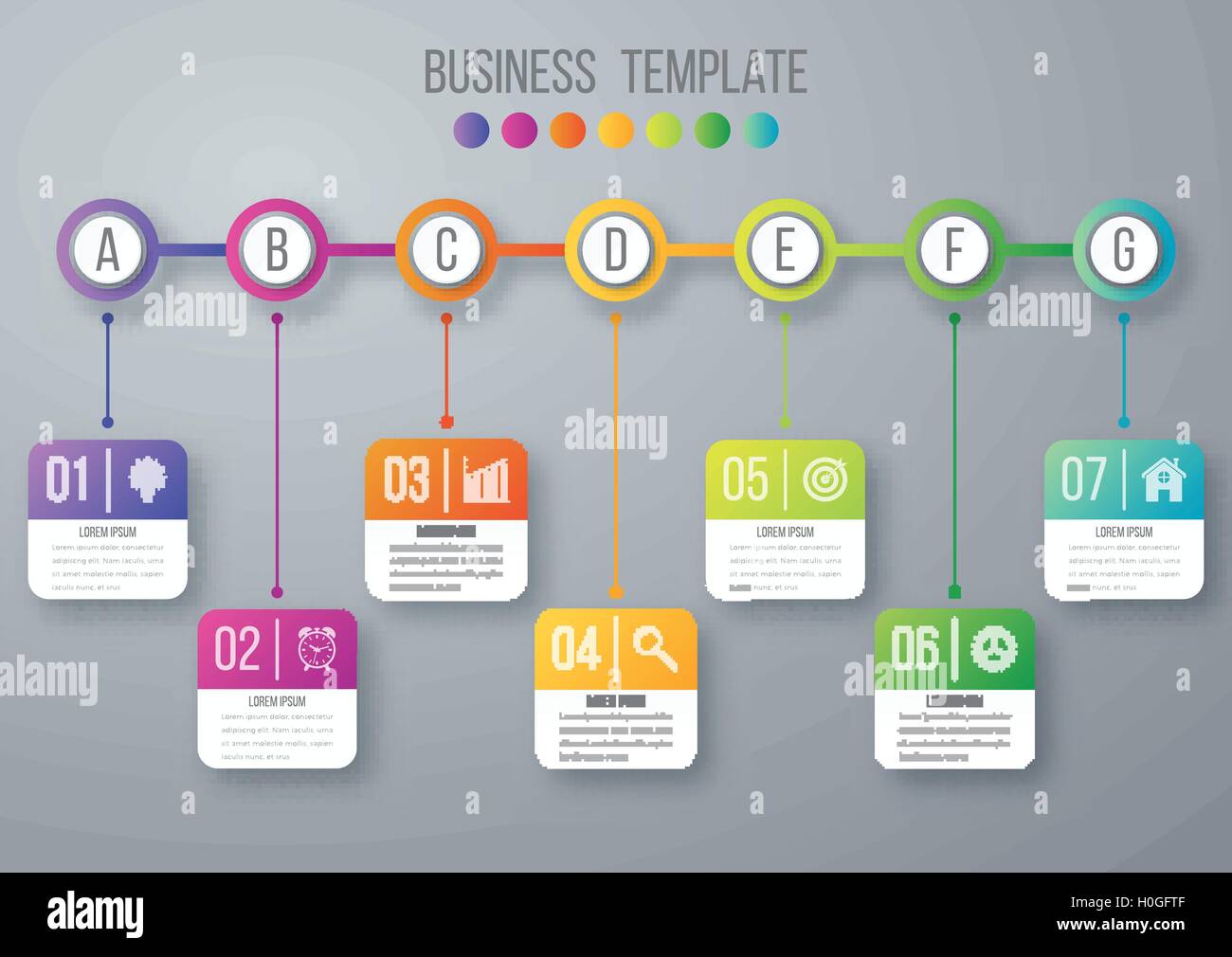 Vector illustration infographic timeline Stock Vector Image & Art - Alamy