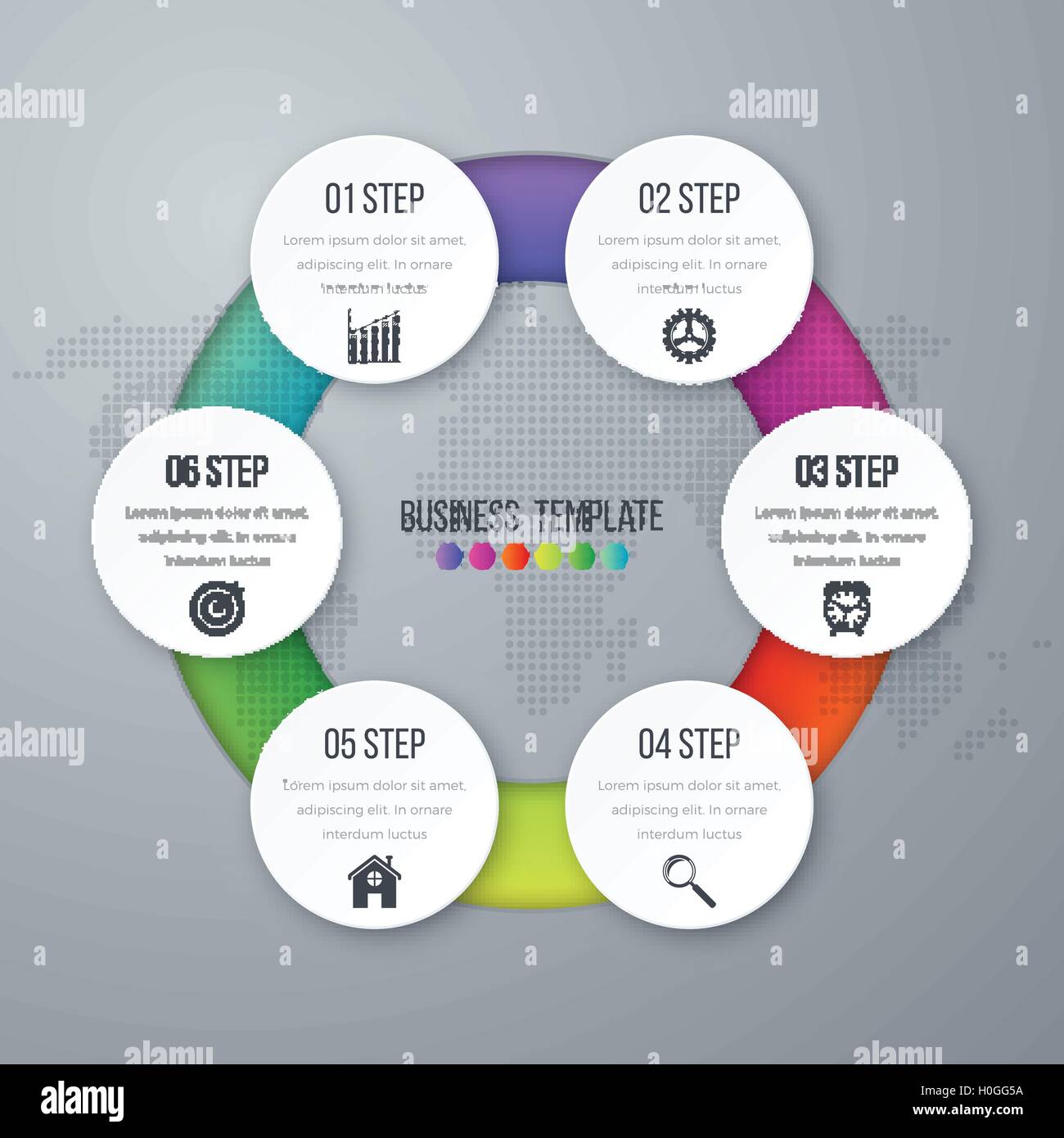 Infographic design with colored Stock Vector Image & Art - Alamy