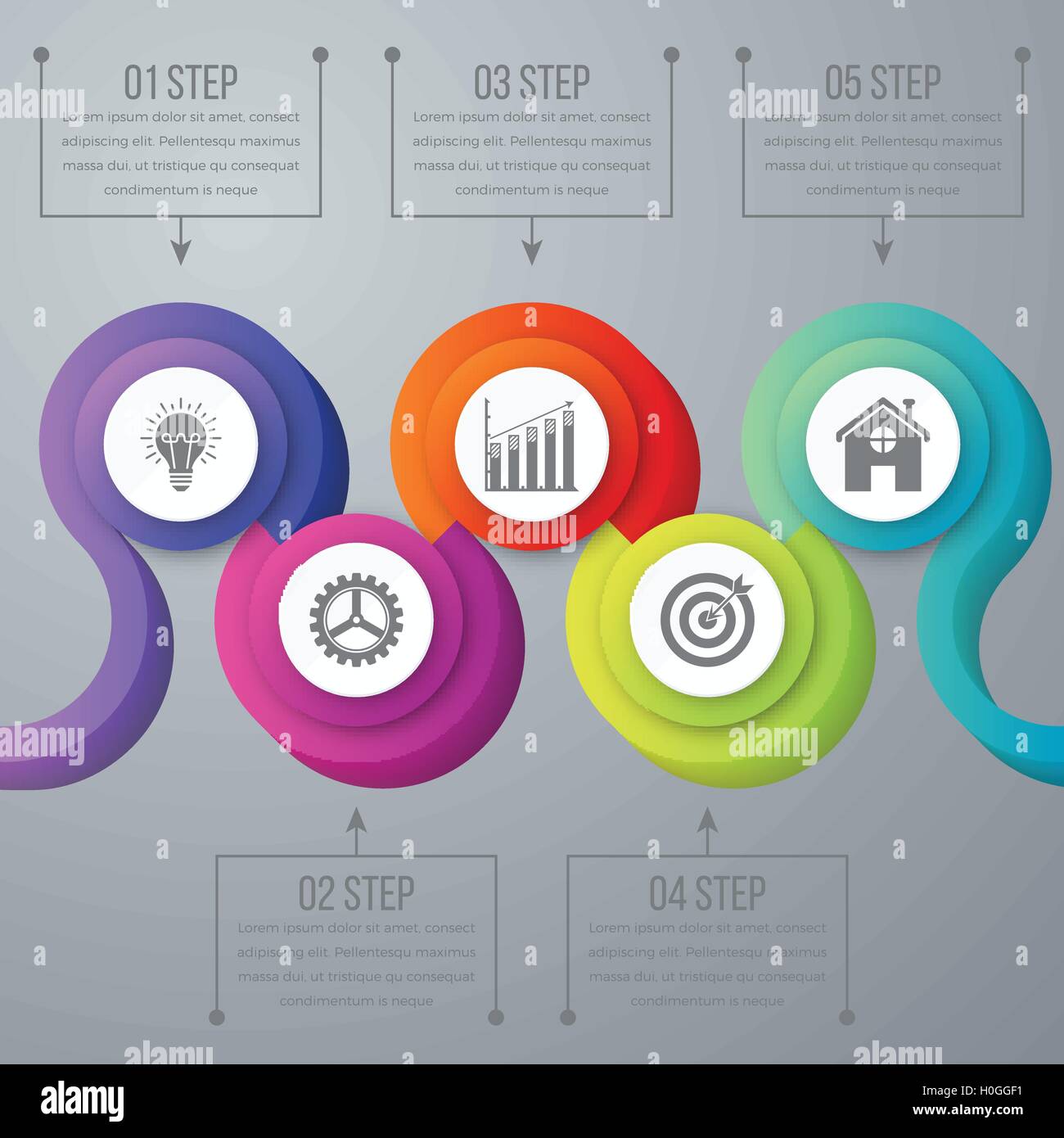 Timeline Vector 3d Infographic Stock Vector Image & Art - Alamy