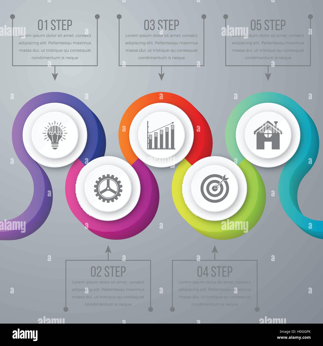 Timeline Vector 3d Infographic Stock Vector Image & Art - Alamy