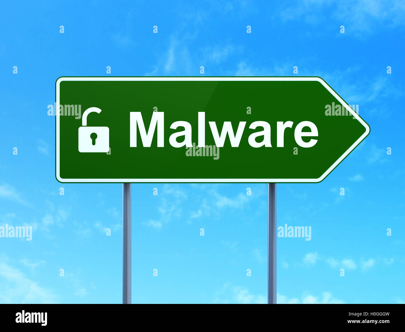 Blue security padlock 3d sign hi-res stock photography and images - Alamy