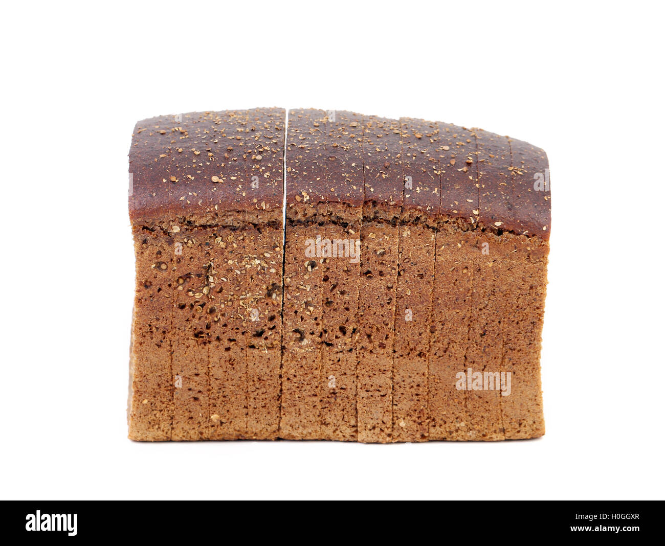 Rye sliced bread. Close up Stock Photo - Alamy