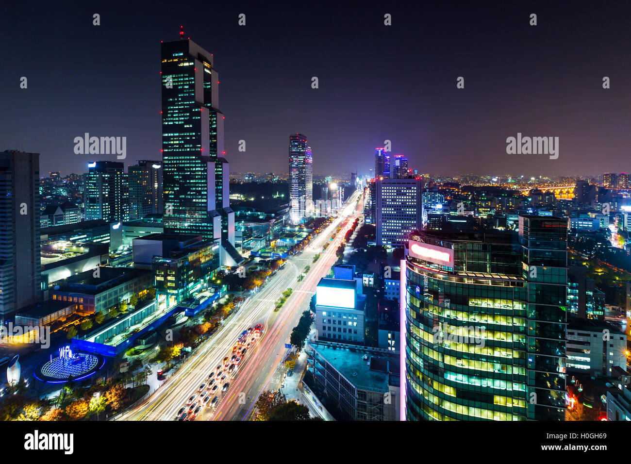 Gangnam District in Seoul Stock Photo - Alamy