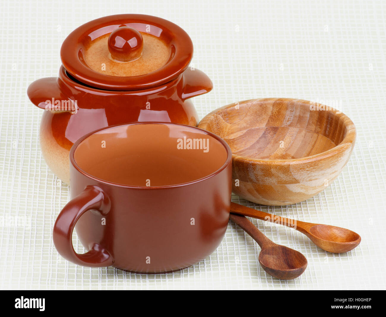 Kitchen Dish Ware Stock Photo - Alamy