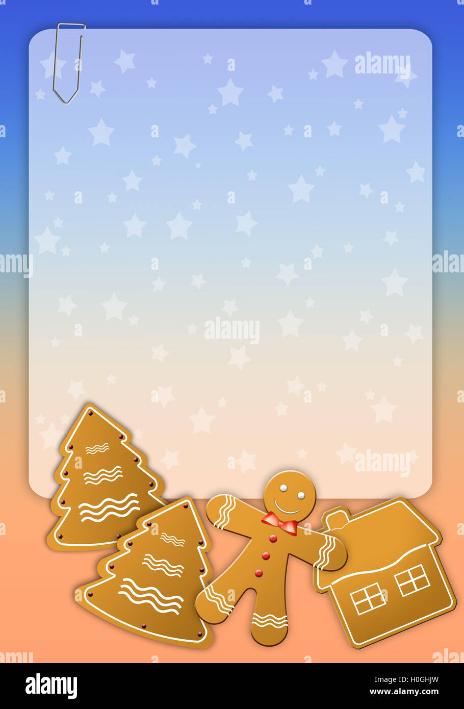 Christmas background with biscuits Stock Photo - Alamy