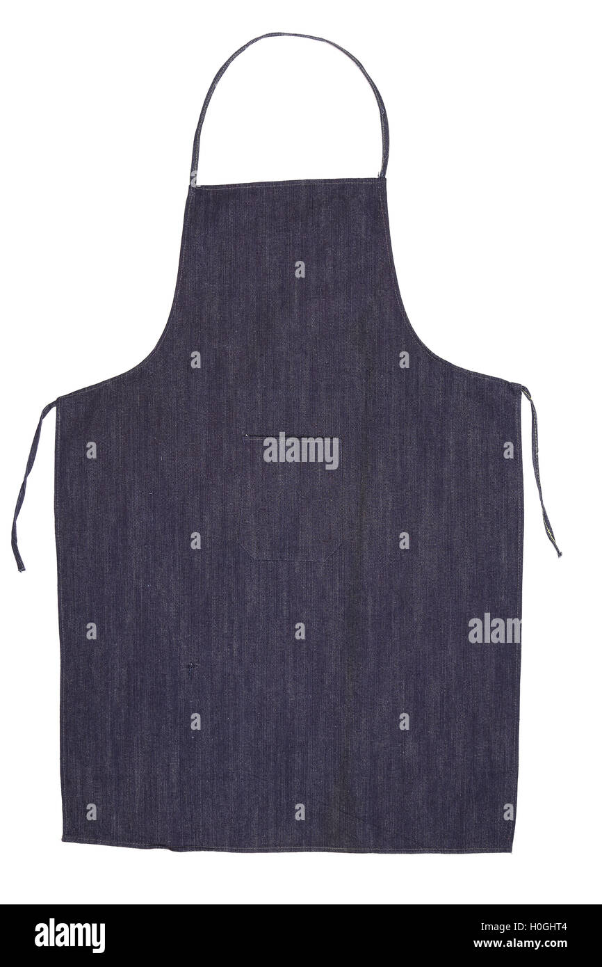 Blue jeans apron Stock Photo - Alamy