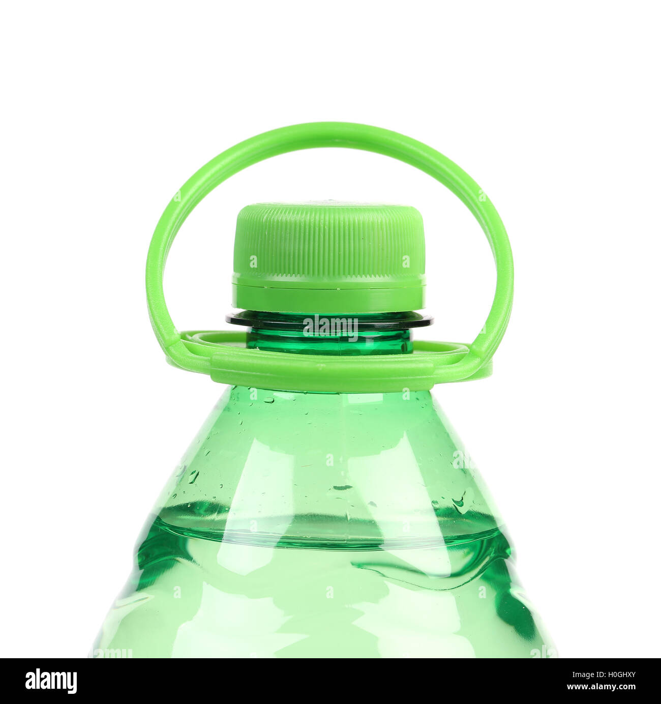Top of plastic bottle with water Stock Photo - Alamy
