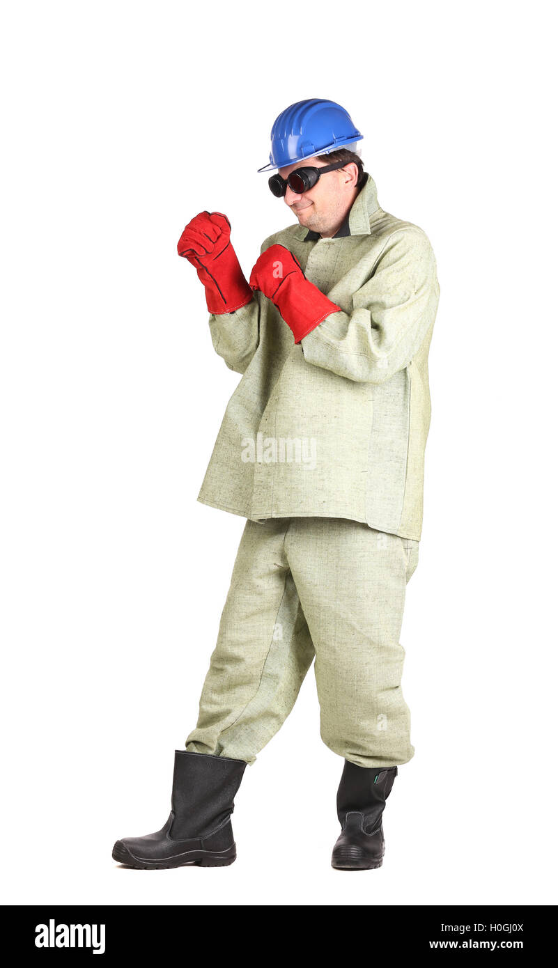 Industrial welder welding in construction Cut Out Stock Images ...