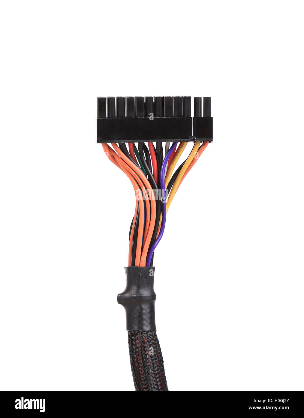 Computer connection plug Stock Photo - Alamy