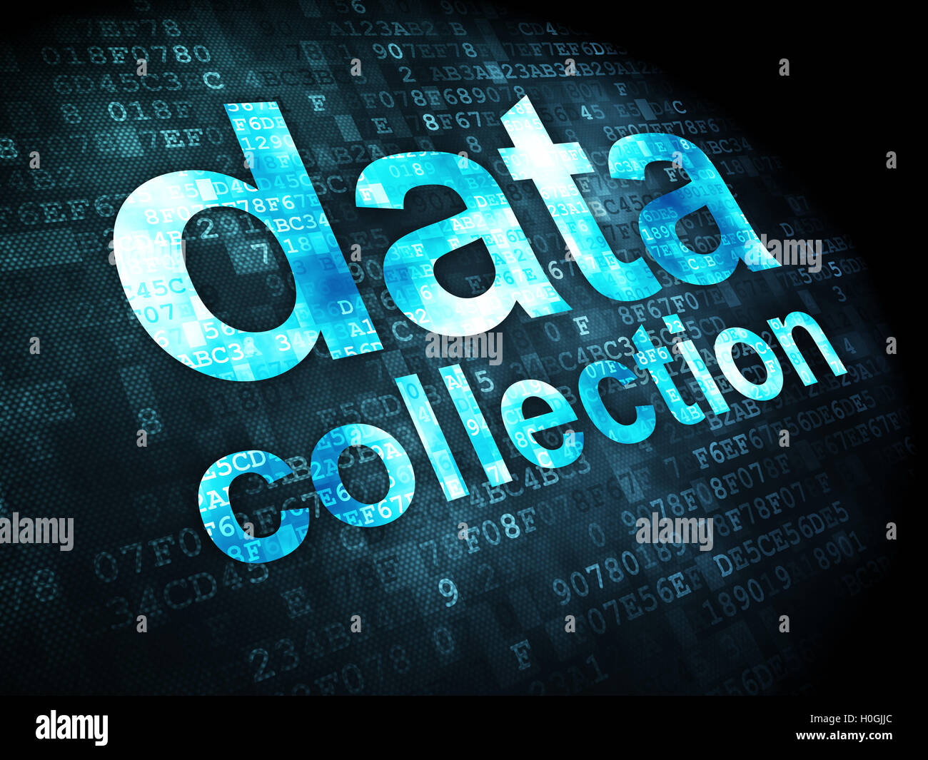 Information concept: Data Collection on digital background Stock Photo ...