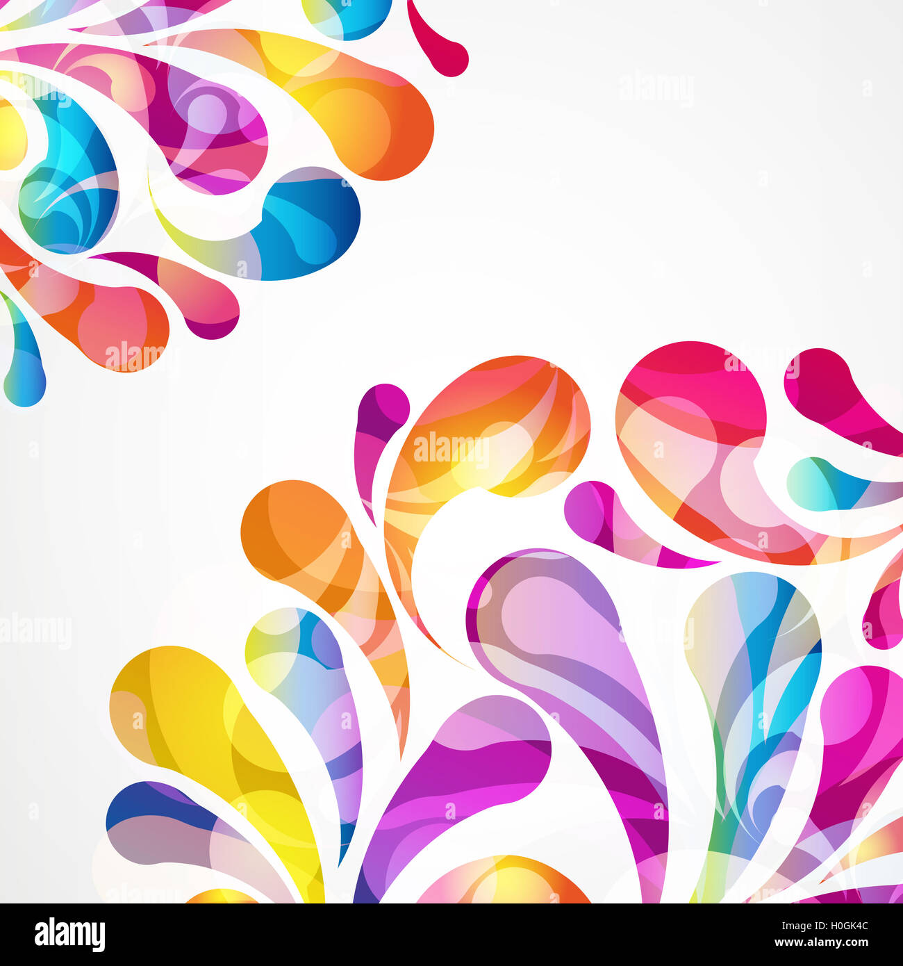 Abstract colorful arc-drop background. Vector Stock Photo - Alamy