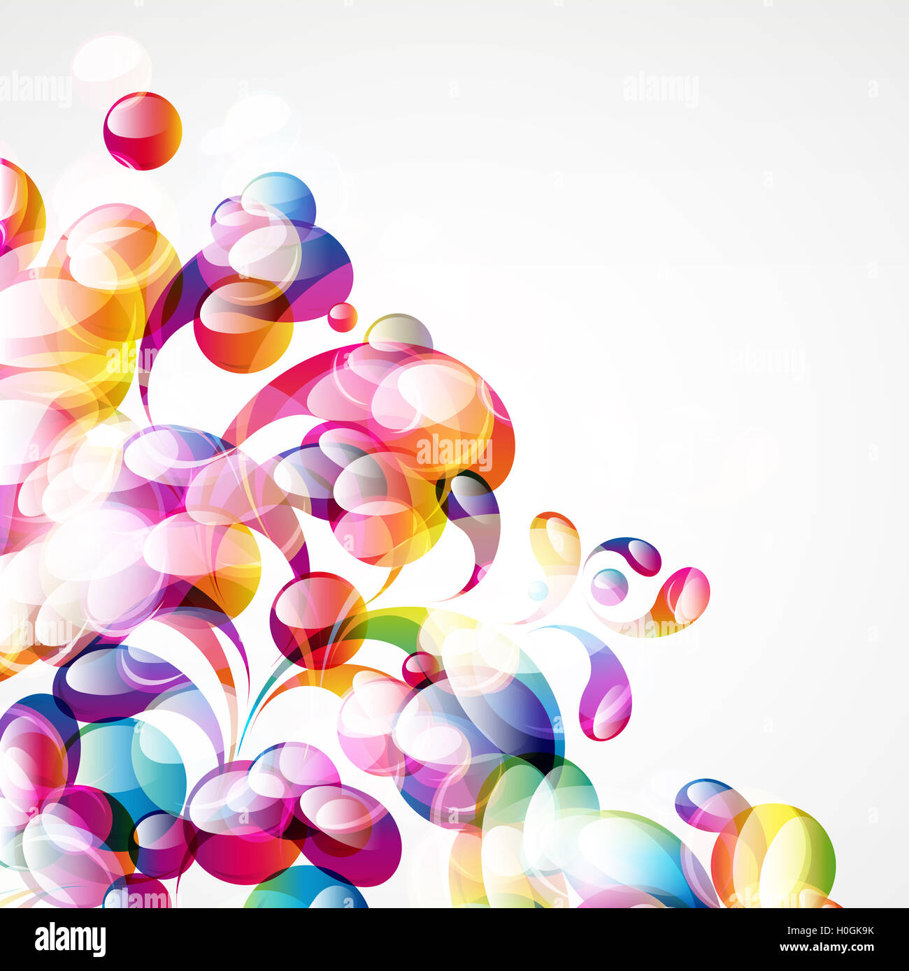 Abstract colorful arc-drop background. Vector Stock Photo - Alamy