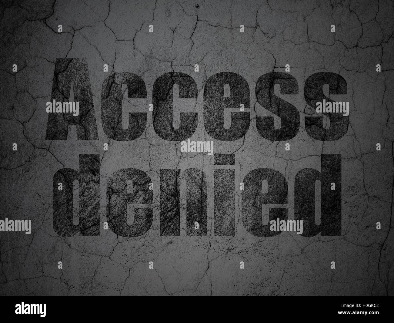 Safety concept: Access Denied on grunge wall background Stock Photo - Alamy