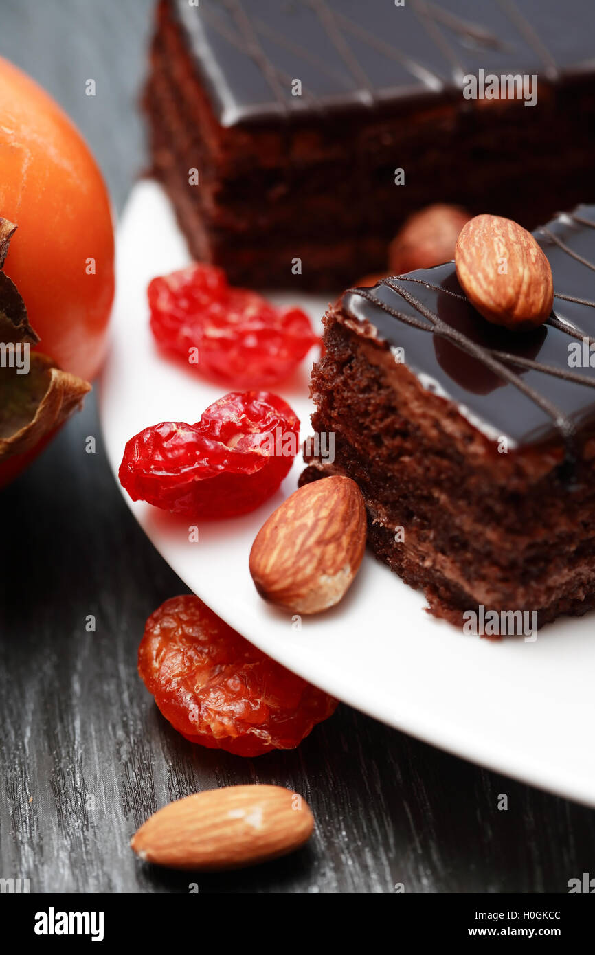 Sweets And Fruits Stock Photo - Alamy