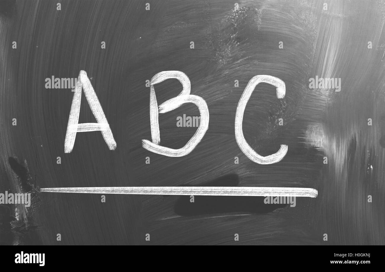 Kids alphabet classroom hi-res stock photography and images - Alamy