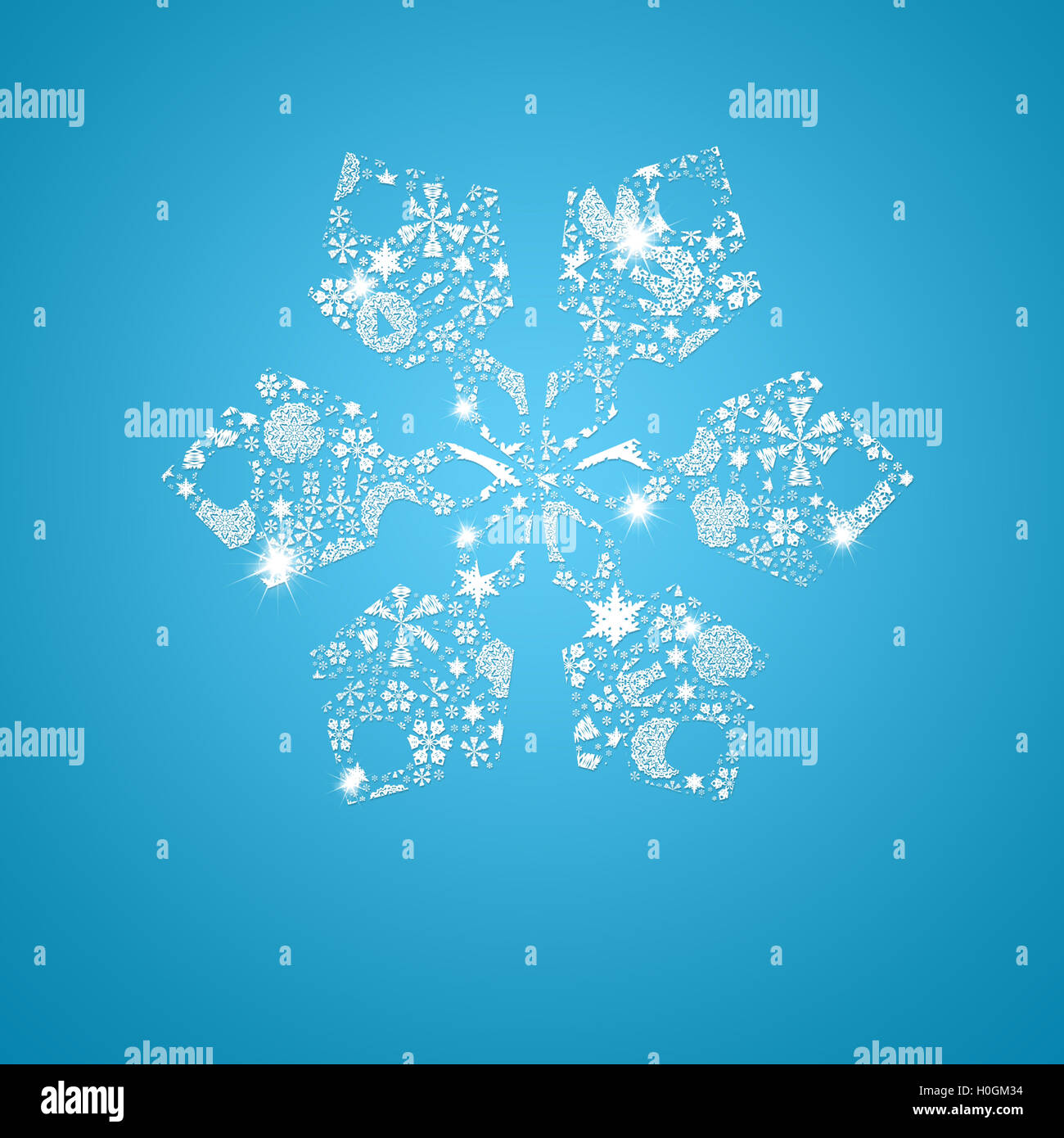 Seamless background winter snowflakes hi-res stock photography and ...
