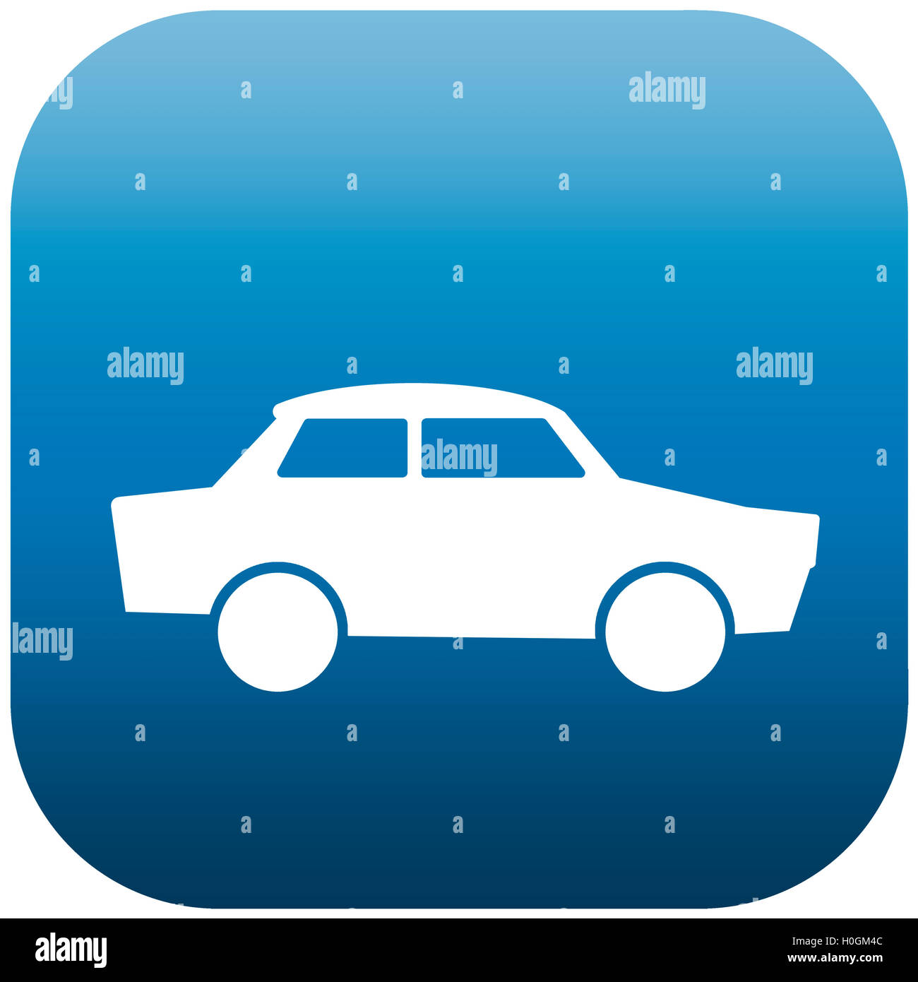 Cartoon car, blue hi-res stock photography and images - Alamy