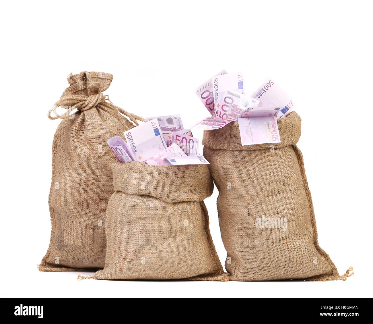 Three bags full Cut Out Stock Images & Pictures - Alamy