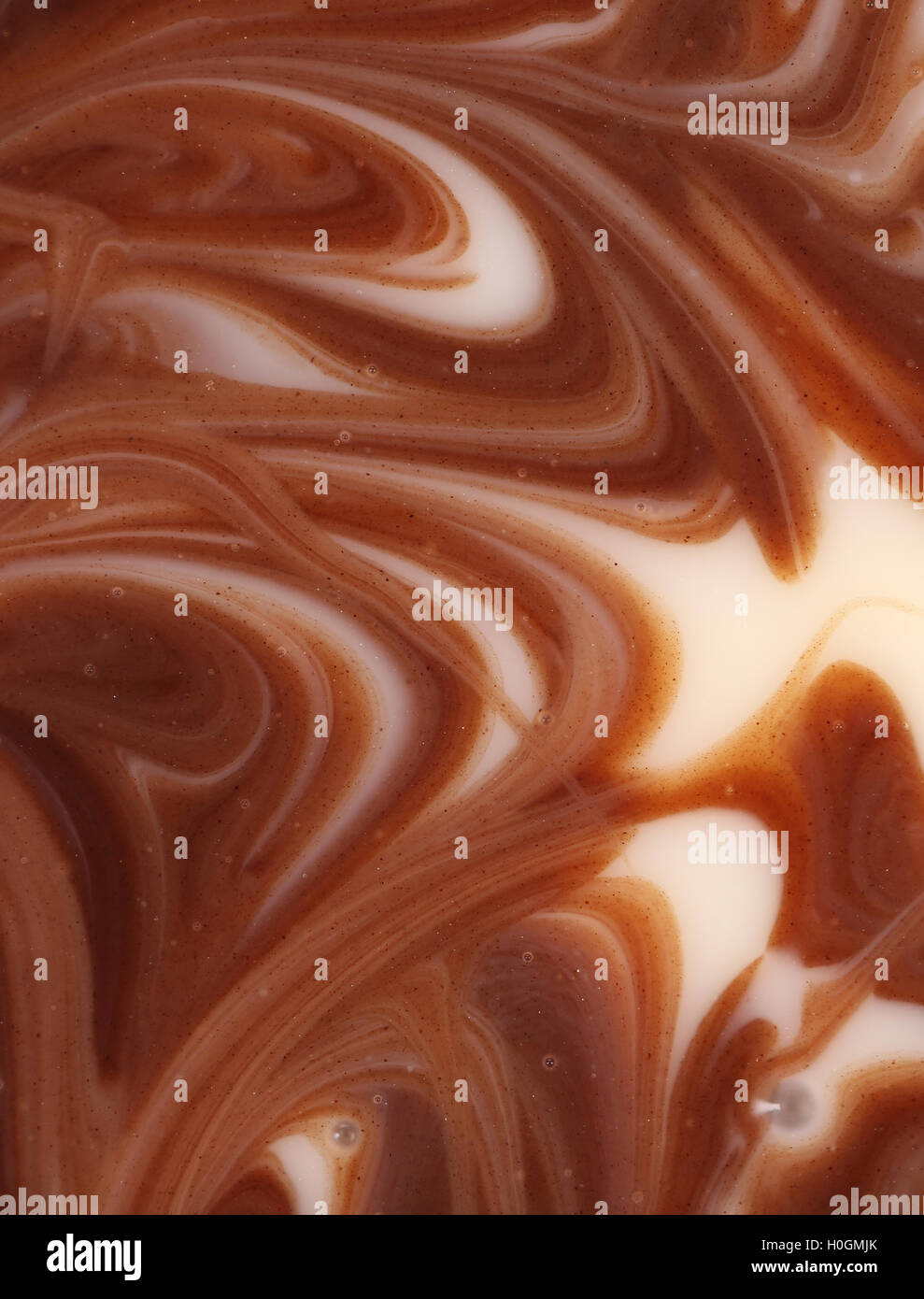 Twisted chocolate mixed texture Stock Photo - Alamy
