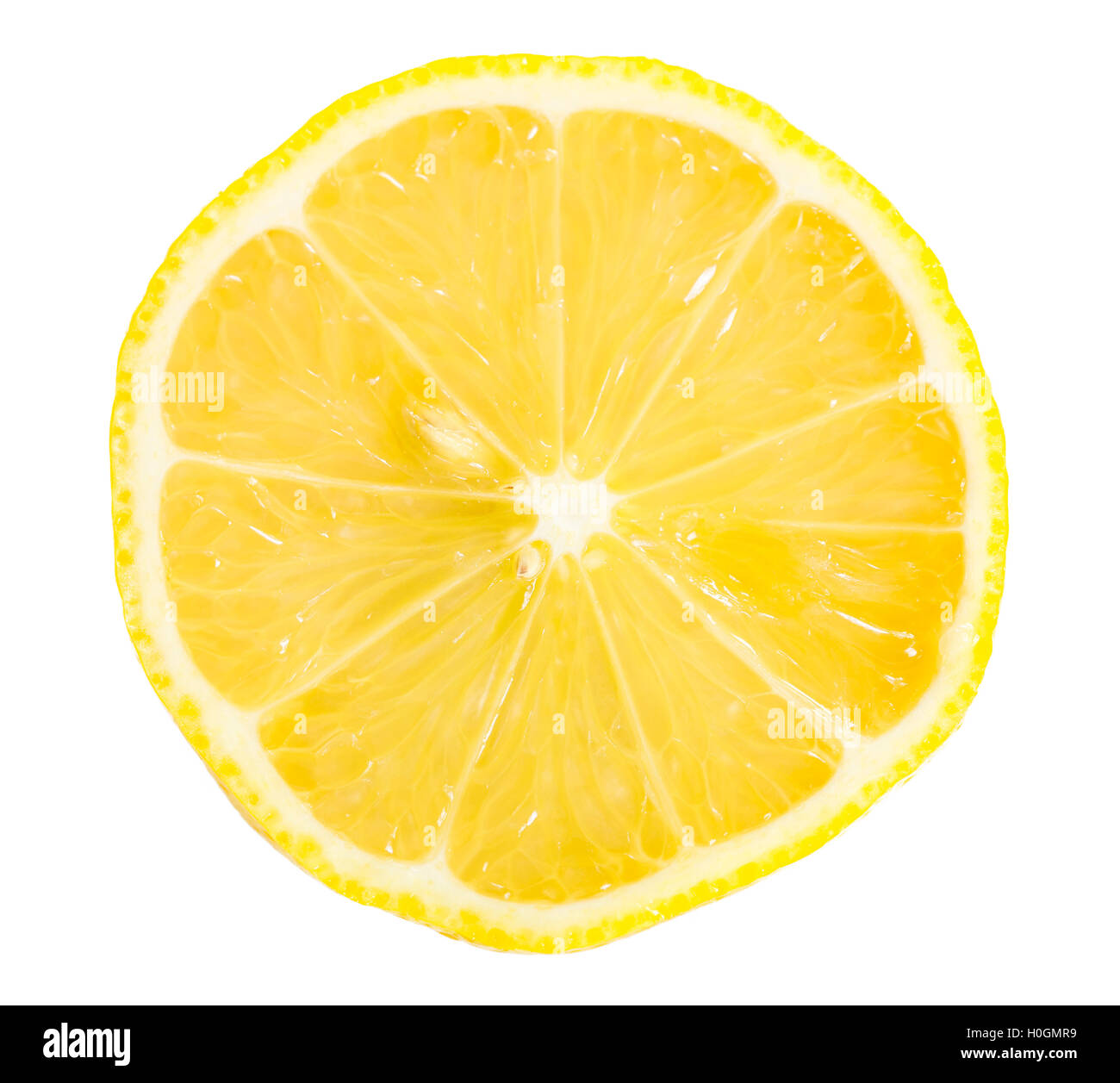 Section of lemon Stock Photo - Alamy