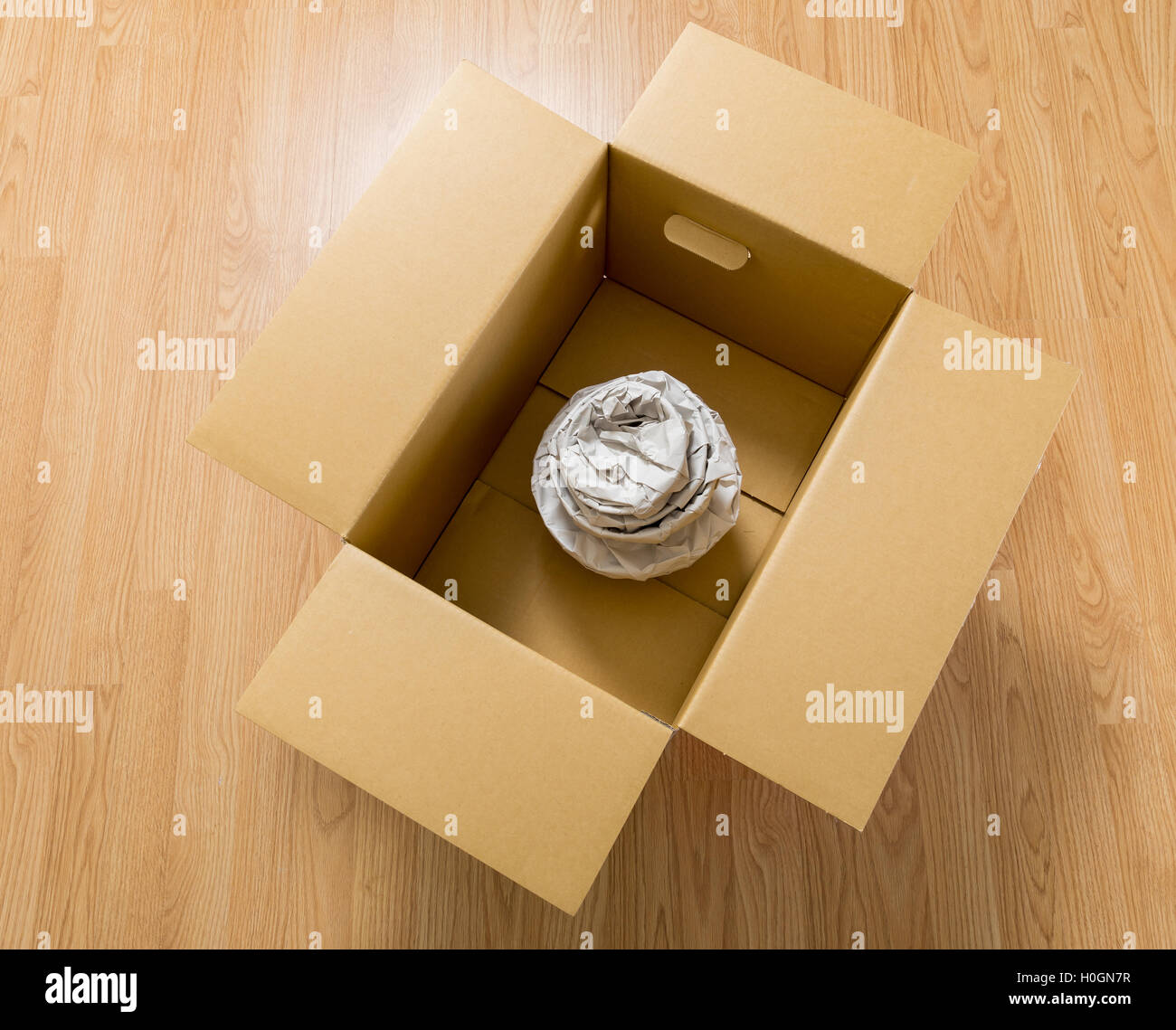 Delivery of parcel Stock Photo - Alamy