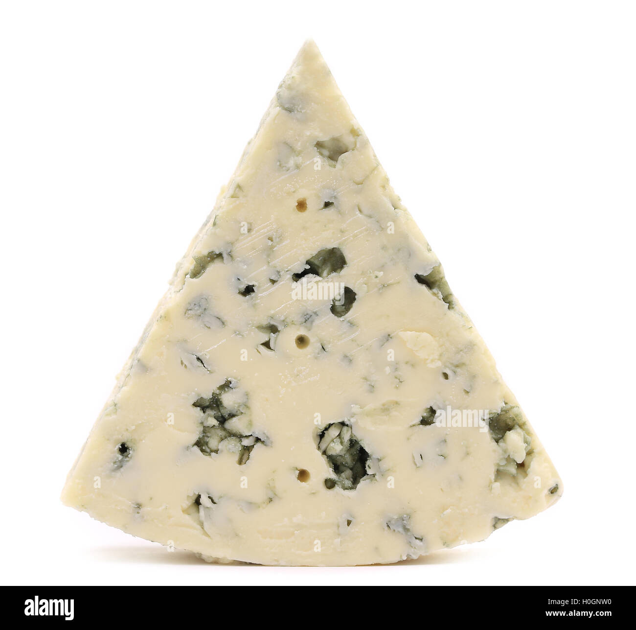 Slice of dor blue cheese Stock Photo - Alamy