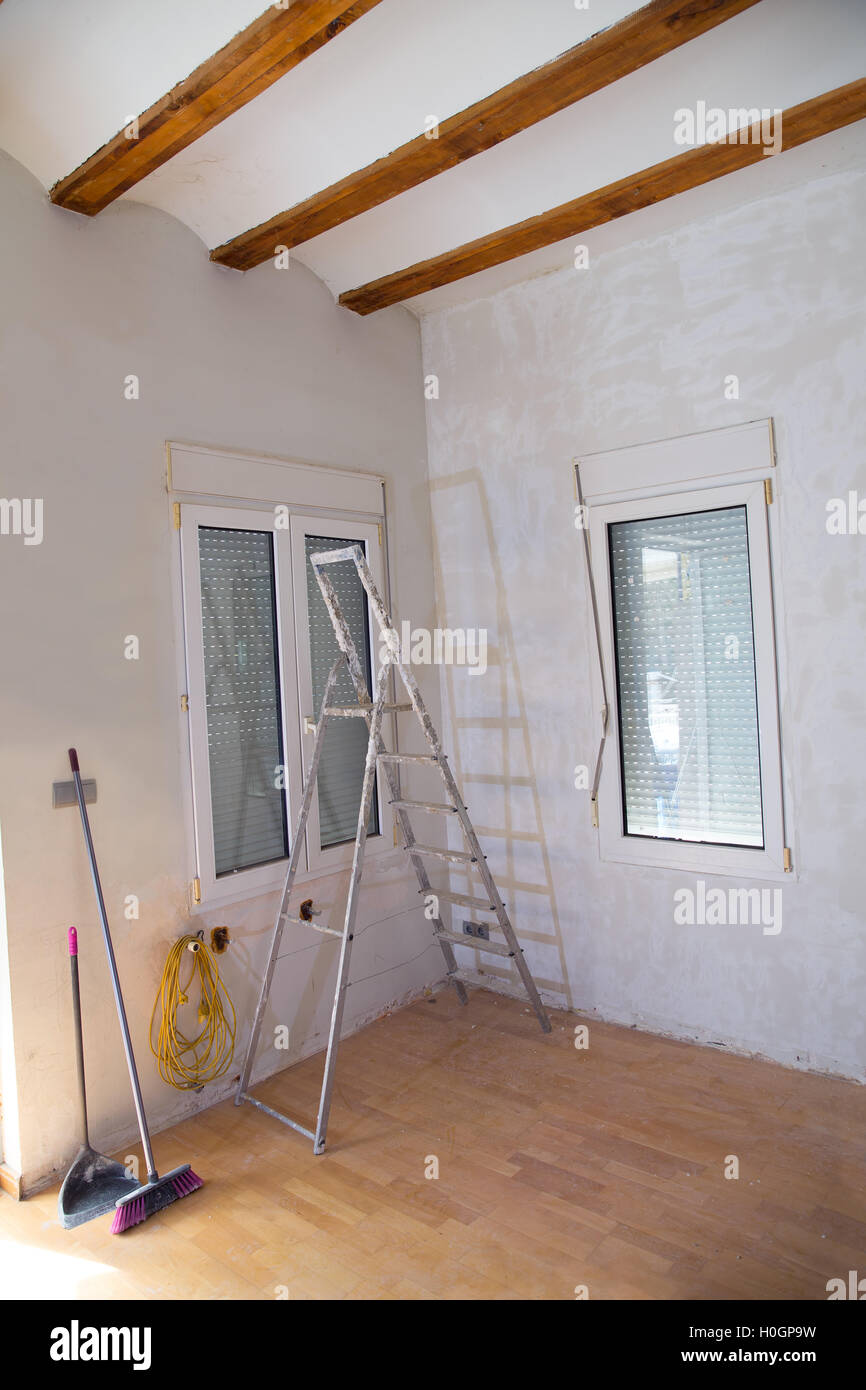 Notched ladder hi-res stock photography and images - Alamy