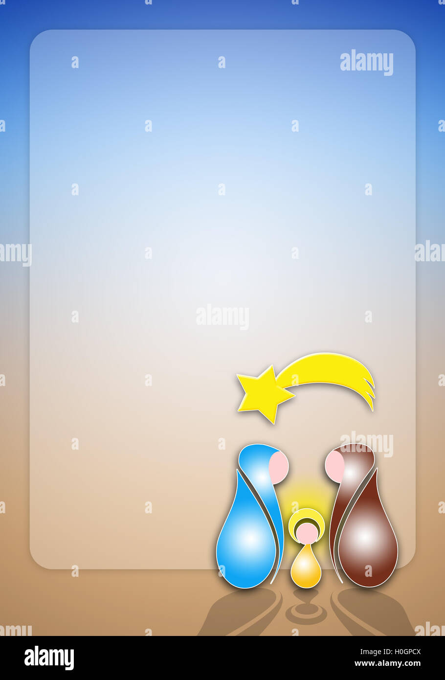 Christmas cards nativity scene hi-res stock photography and images - Alamy