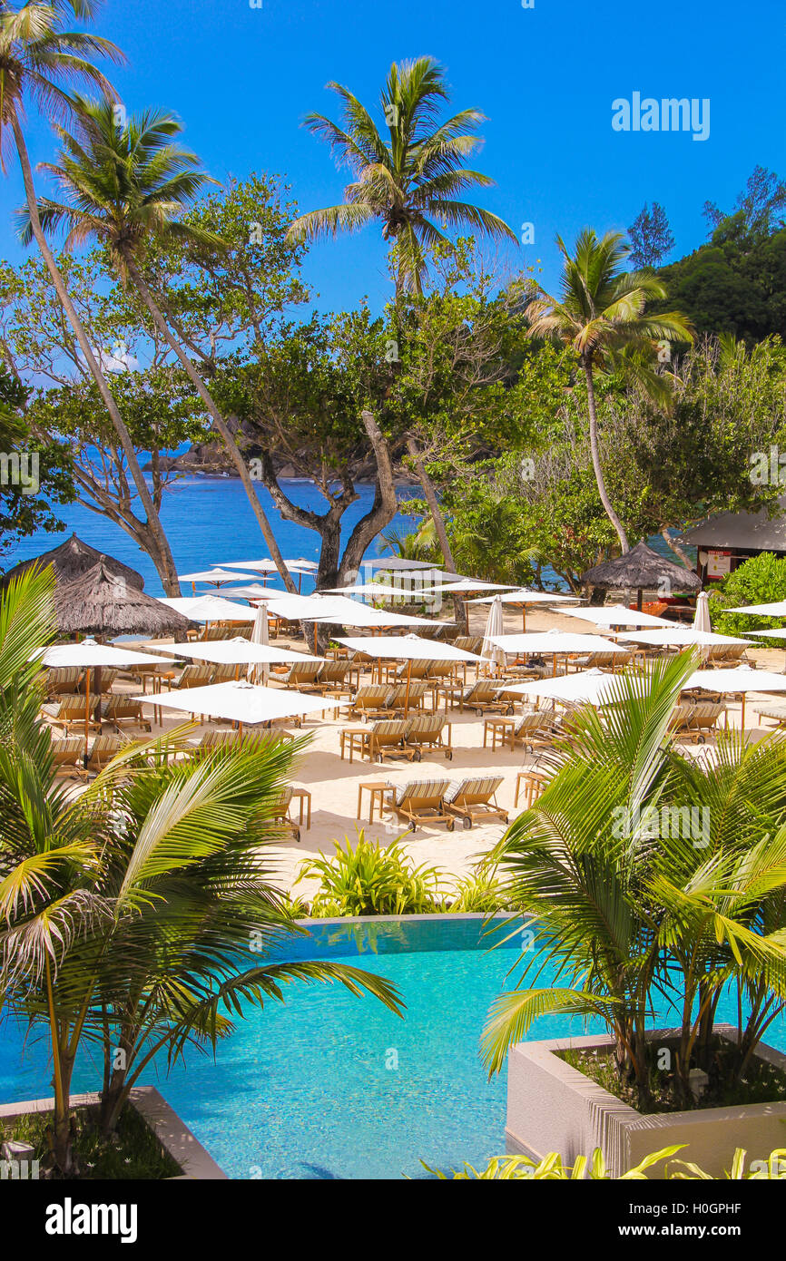 Pool villa seychelles hi-res stock photography and images - Alamy