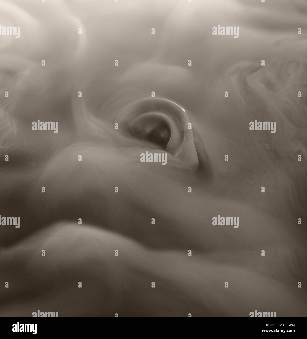 Ear floating in the fog Stock Photo - Alamy