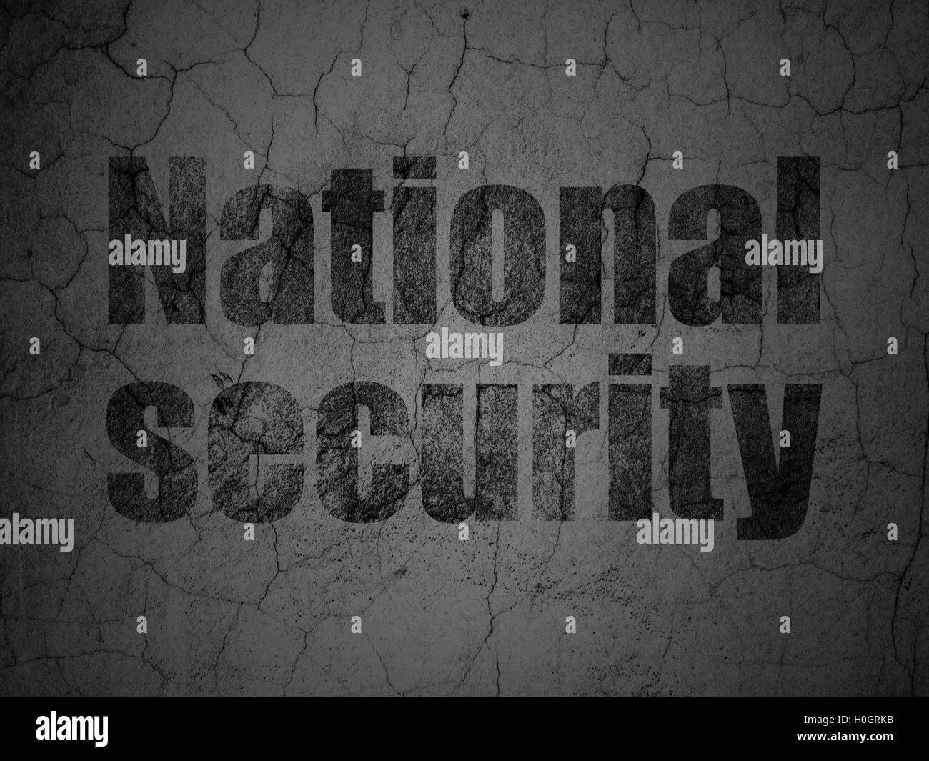 Safety concept: National Security on grunge wall background Stock Photo ...