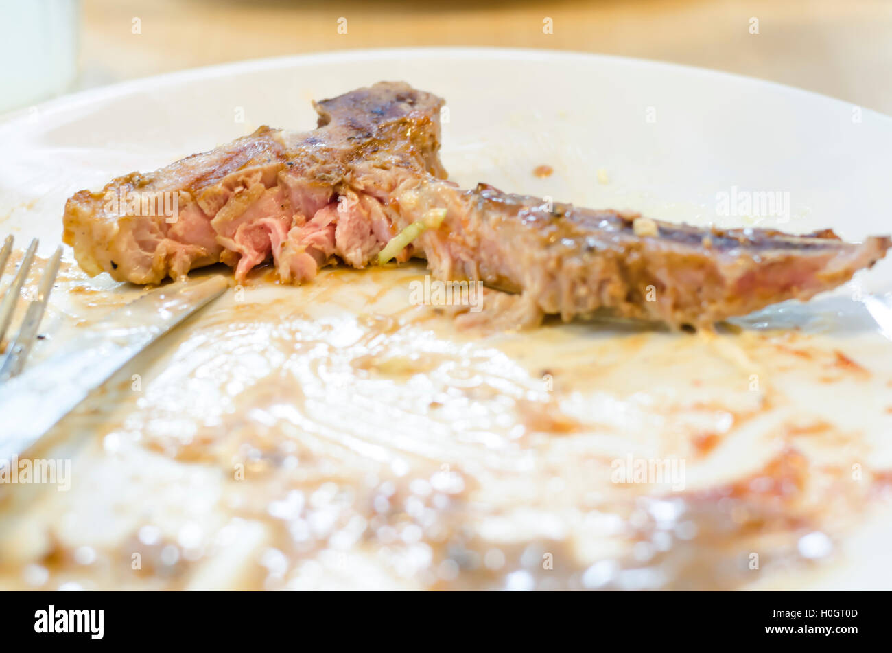 after ate steak Stock Photo - Alamy