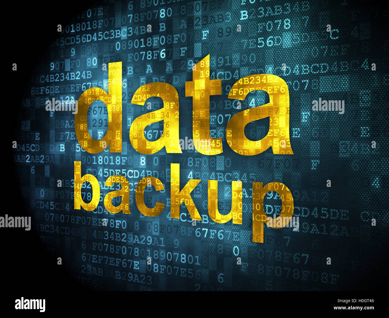 Data concept: Data Backup on digital background Stock Photo - Alamy