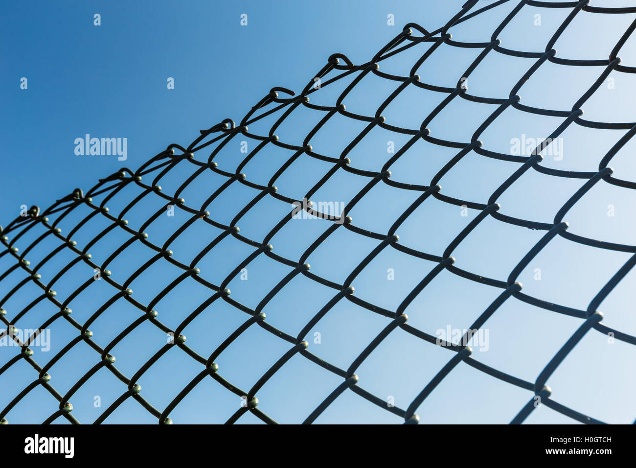 Outdoor Chain link fence Stock Photo - Alamy