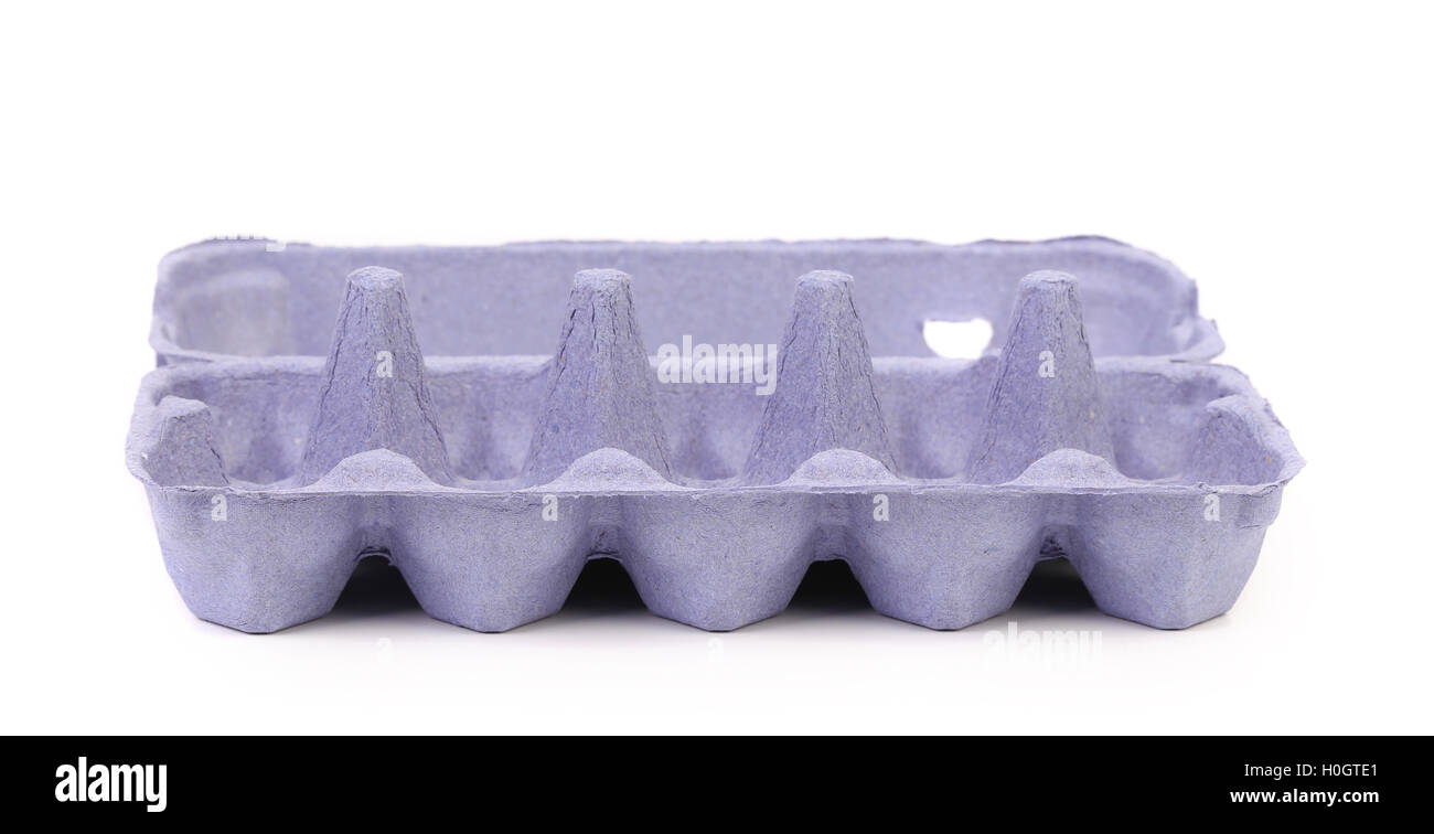 Empty carton egg box Stock Photo - Alamy
