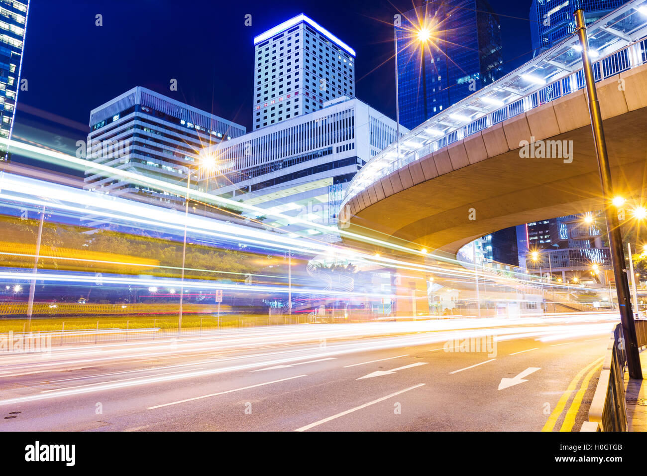 Traffic in Hong Kong Stock Photo - Alamy