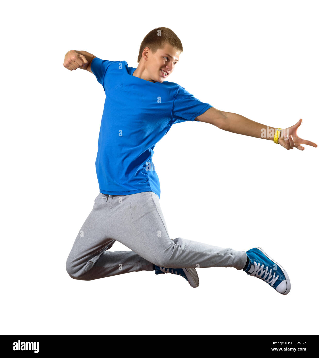 Young man dancer Stock Photo - Alamy
