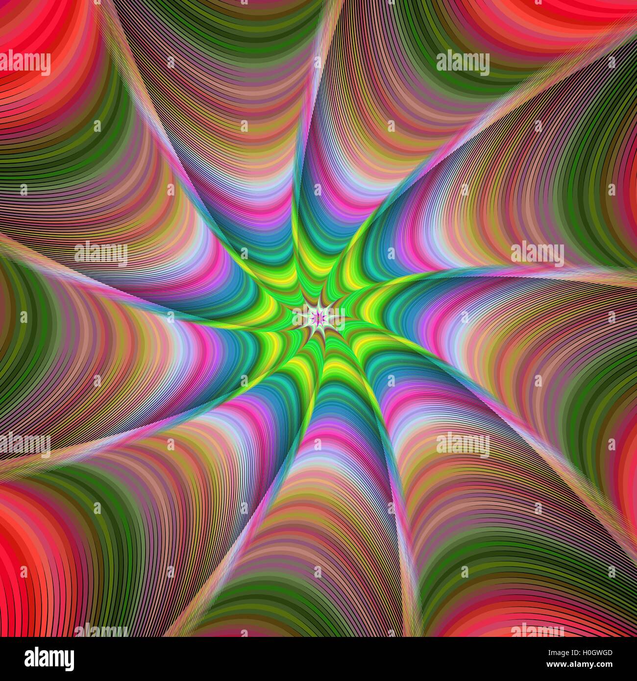 Colorful abstract fractal digital art background Stock Vector Image ...