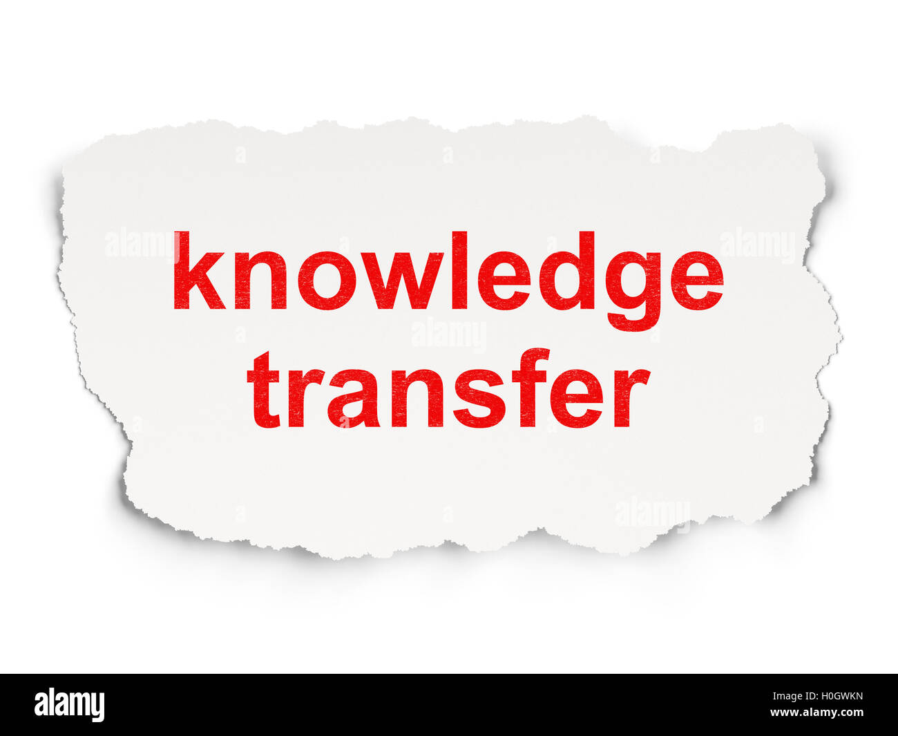 Education concept: Knowledge Transfer on Paper background Stock Photo ...