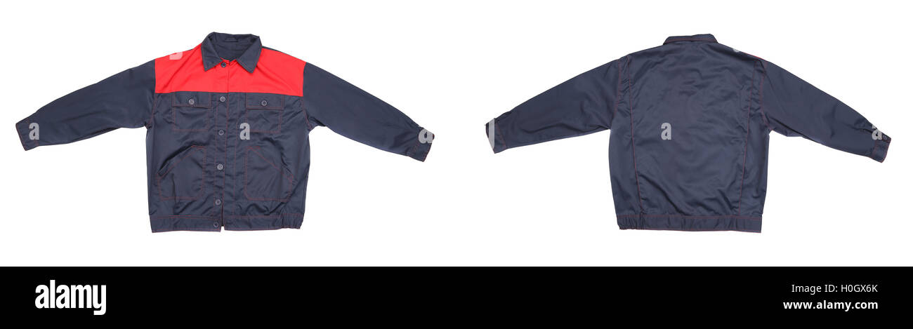 Red blue work wear Stock Photo - Alamy